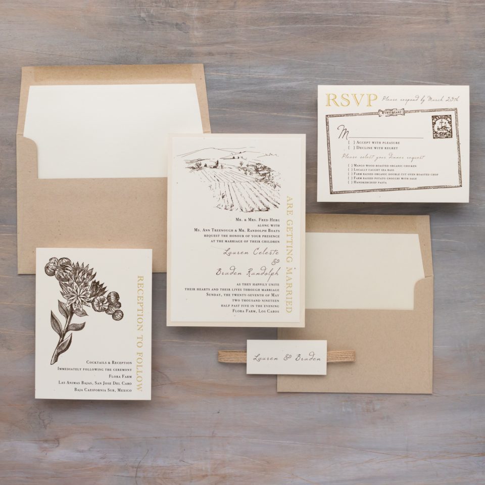 Rustic Farm Wedding Invitations Customizable | Beacon Lane