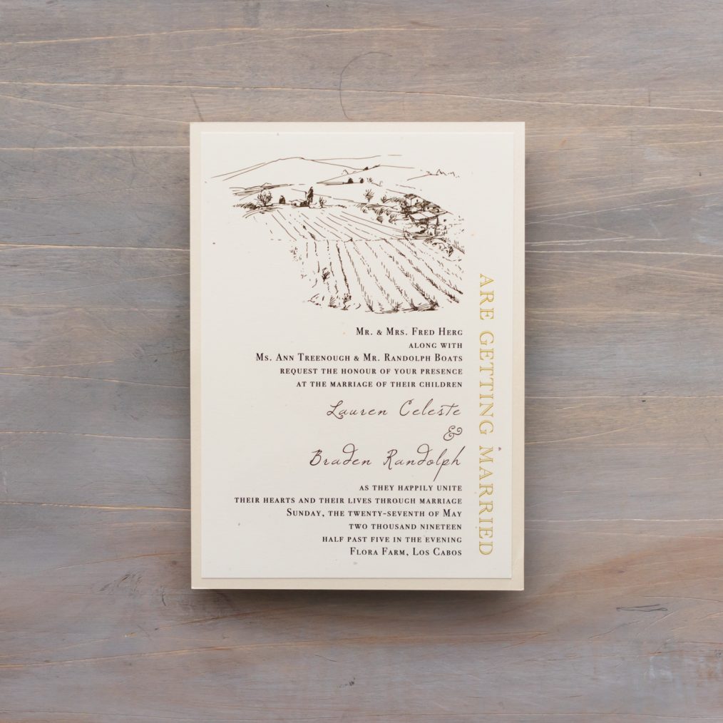Rustic Farm Wedding Invitations Customizable | Beacon Lane