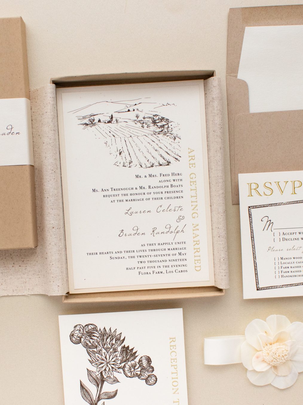 Farm Themed Wedding Invitations | Rustic Farm Chic | Beacon Lane