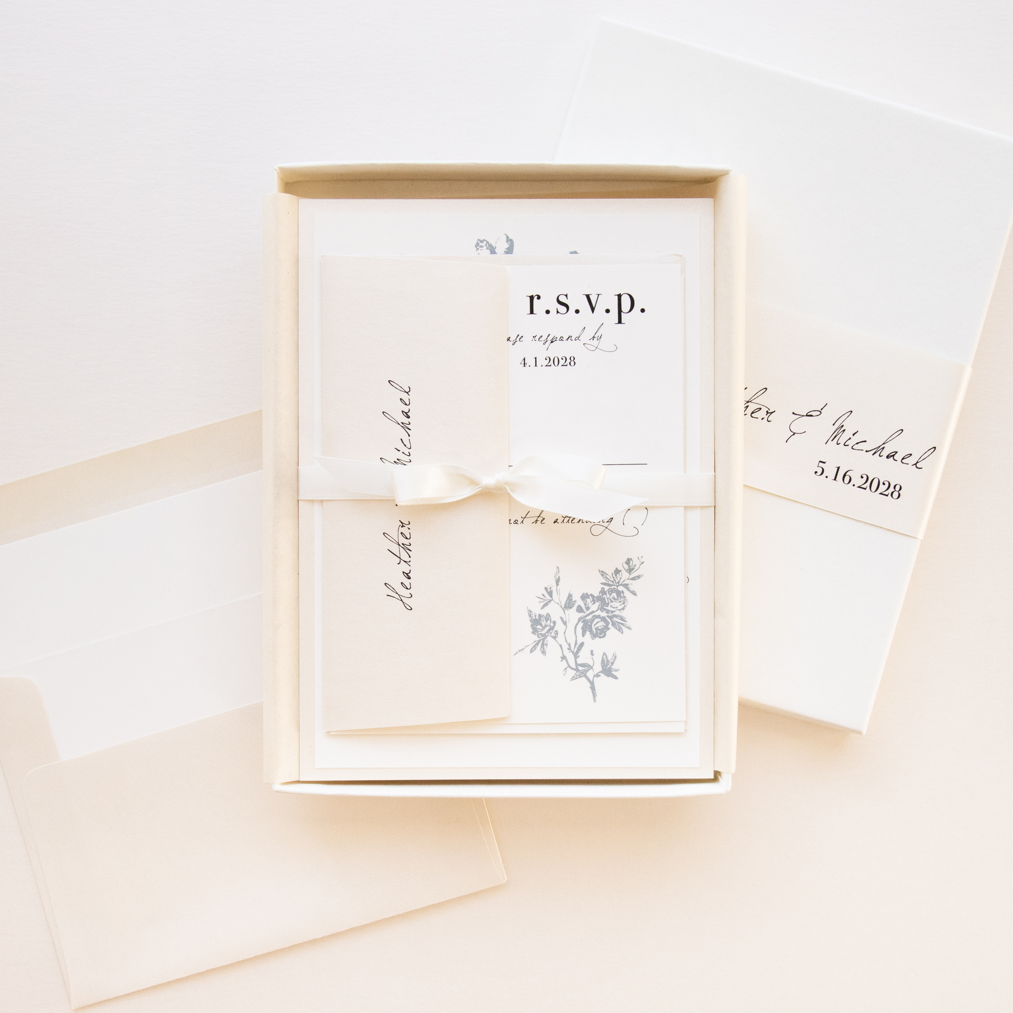 Luxury Boxed Wedding Invitations | Beacon Lane Wedding Invitations
