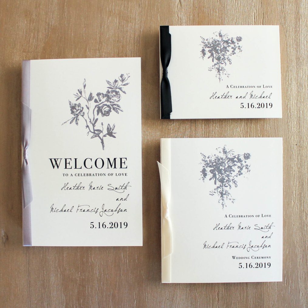 Wedding Ceremony Programs | Booklets & Hand Fans | Beacon Lane