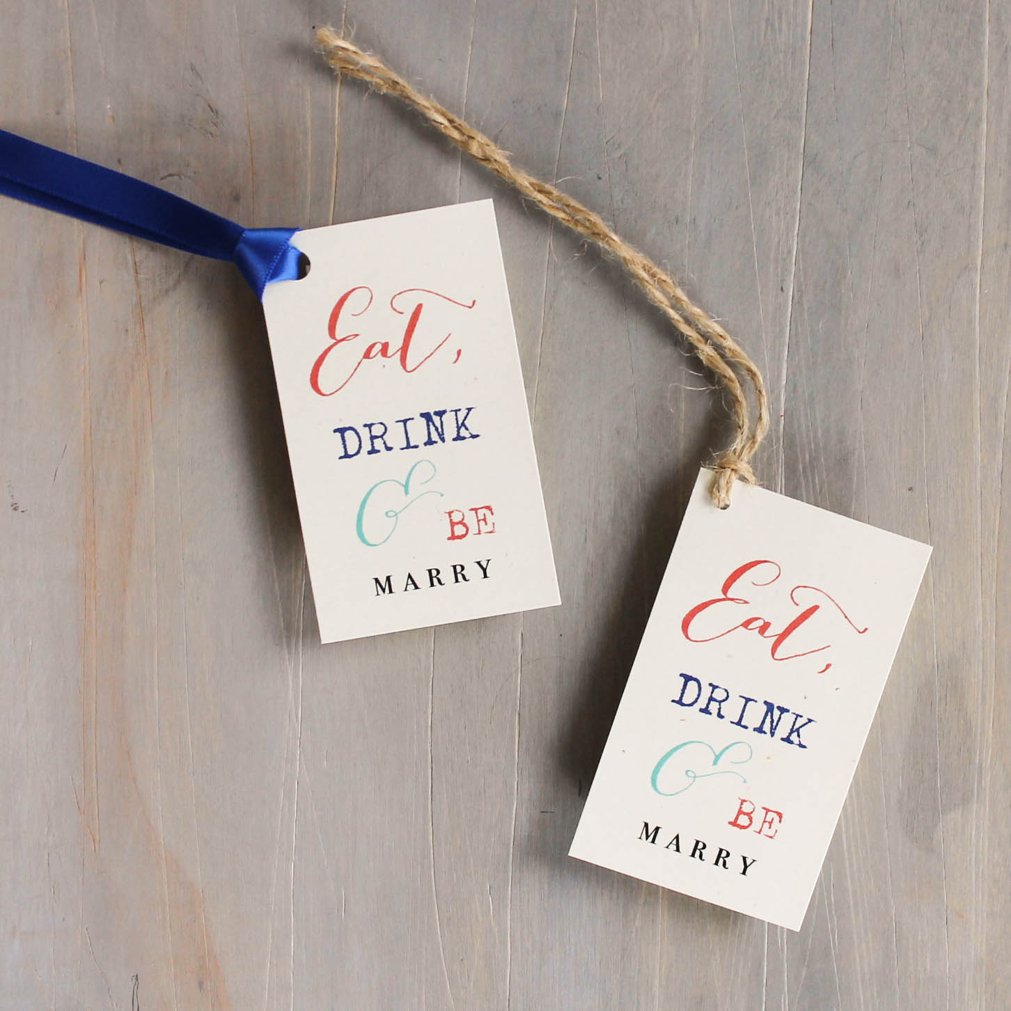 Ivory Twig Customizable Rustic Wedding Favor Tags | Beacon Lane