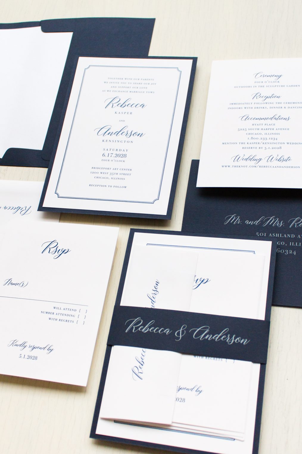 Elegant Simple Wedding Invitations | Beacon Lane