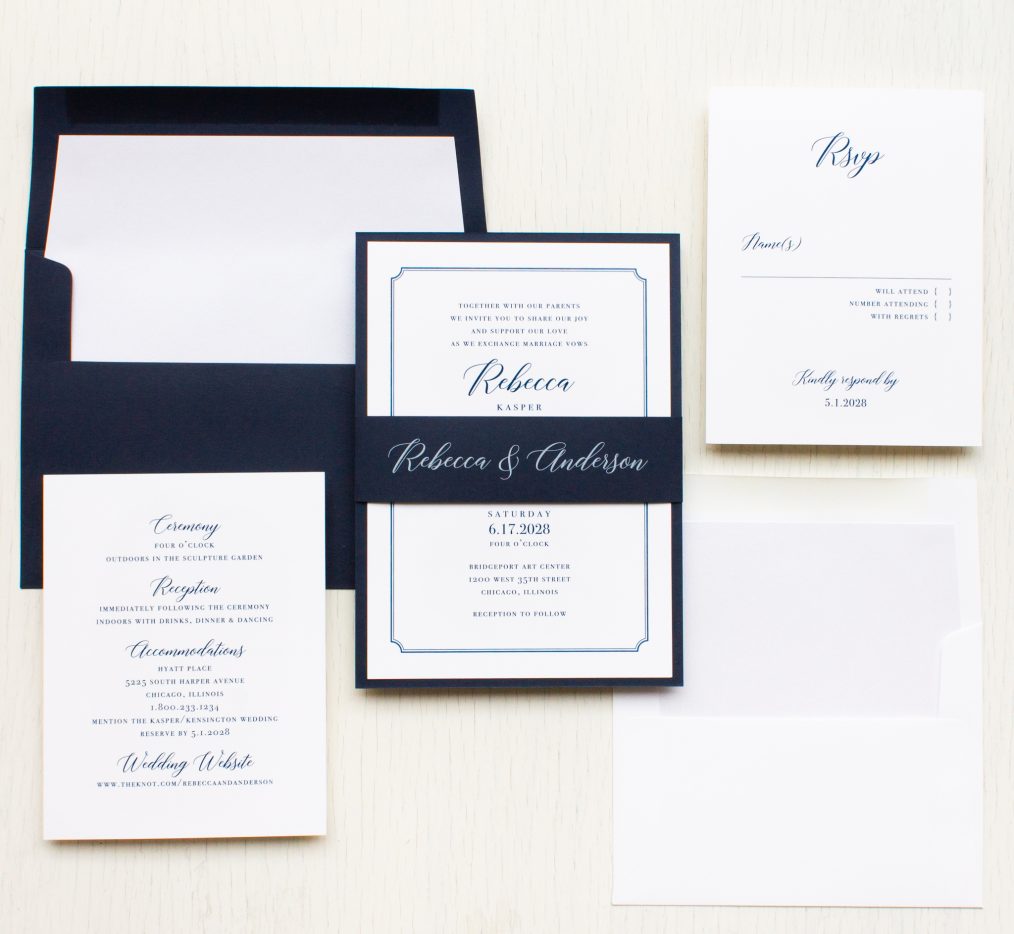Elegant Simple Wedding Invitations | Beacon Lane