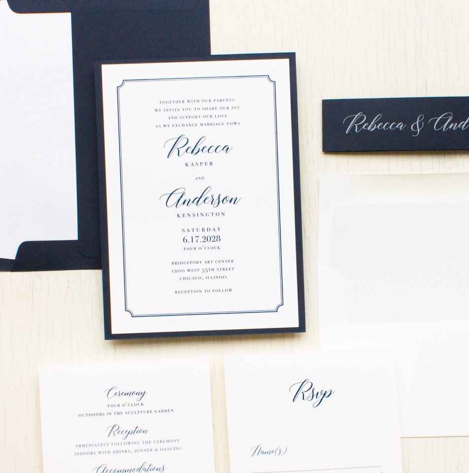 Elegant Simple Wedding Invitations | Beacon Lane