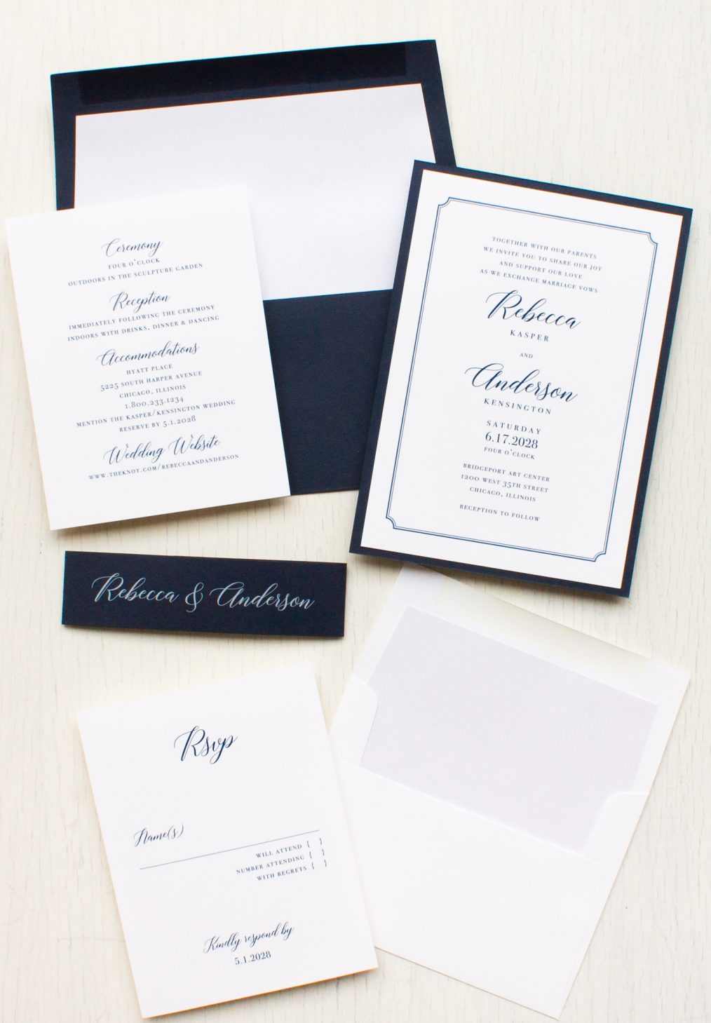 Elegant Simple Wedding Invitations | Beacon Lane