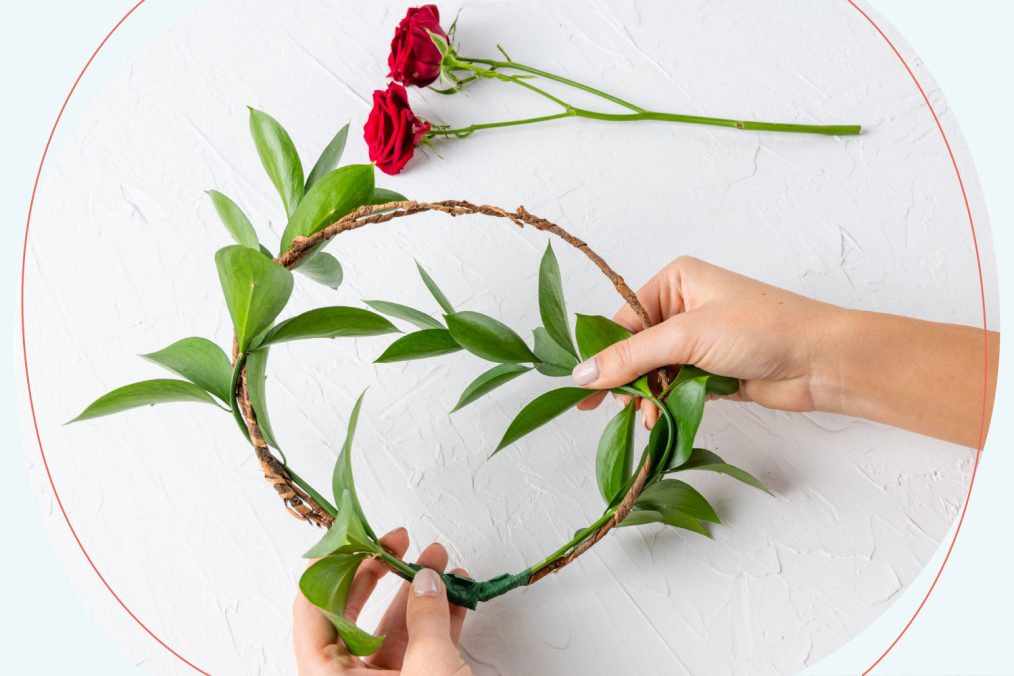 DIY Garden Blooms Flower Crown - Beacon Lane Blog