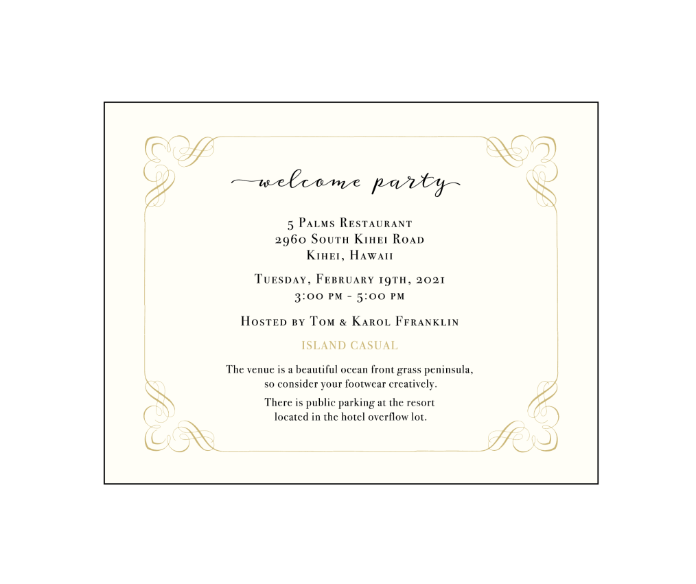 Destination Wedding Invitation Wording | Beacon Lane