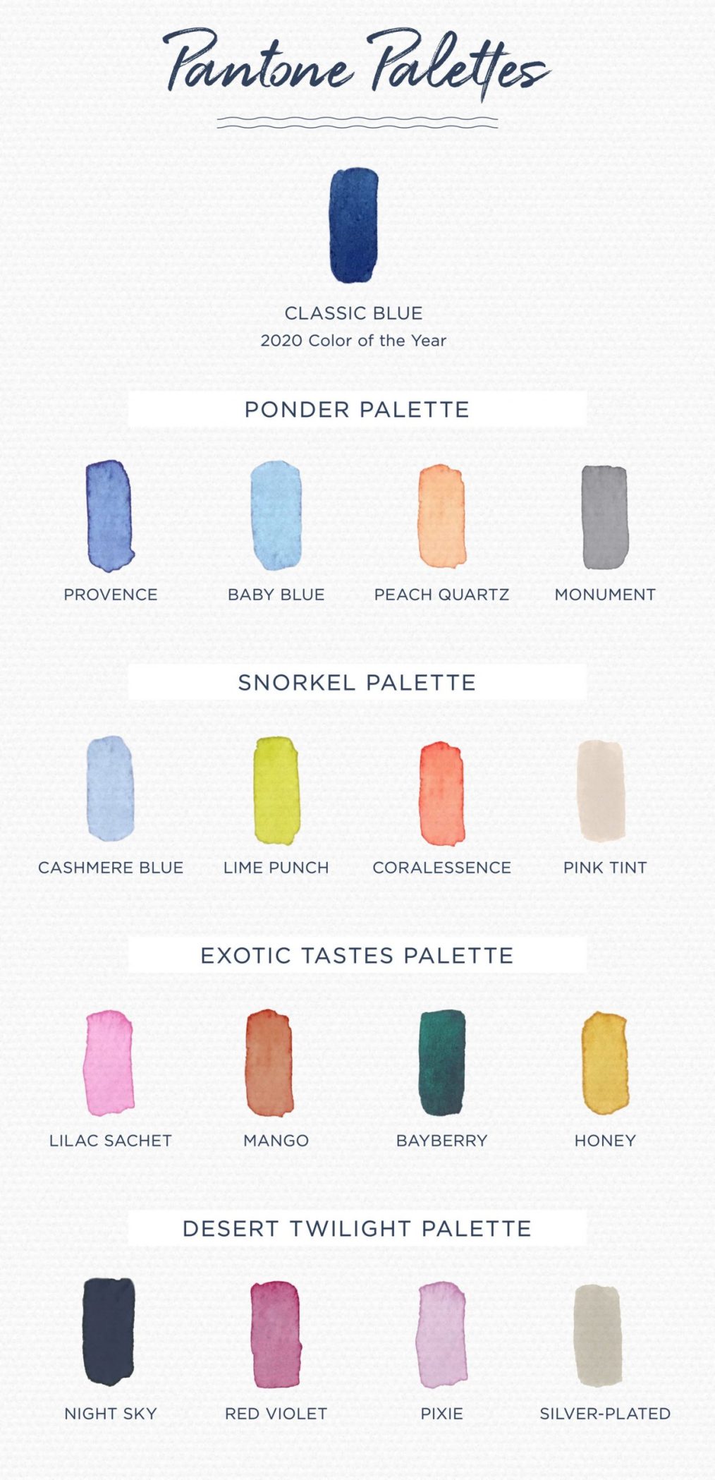 Pantone Classic Blue Wedding Color Palettes | Beacon Lane