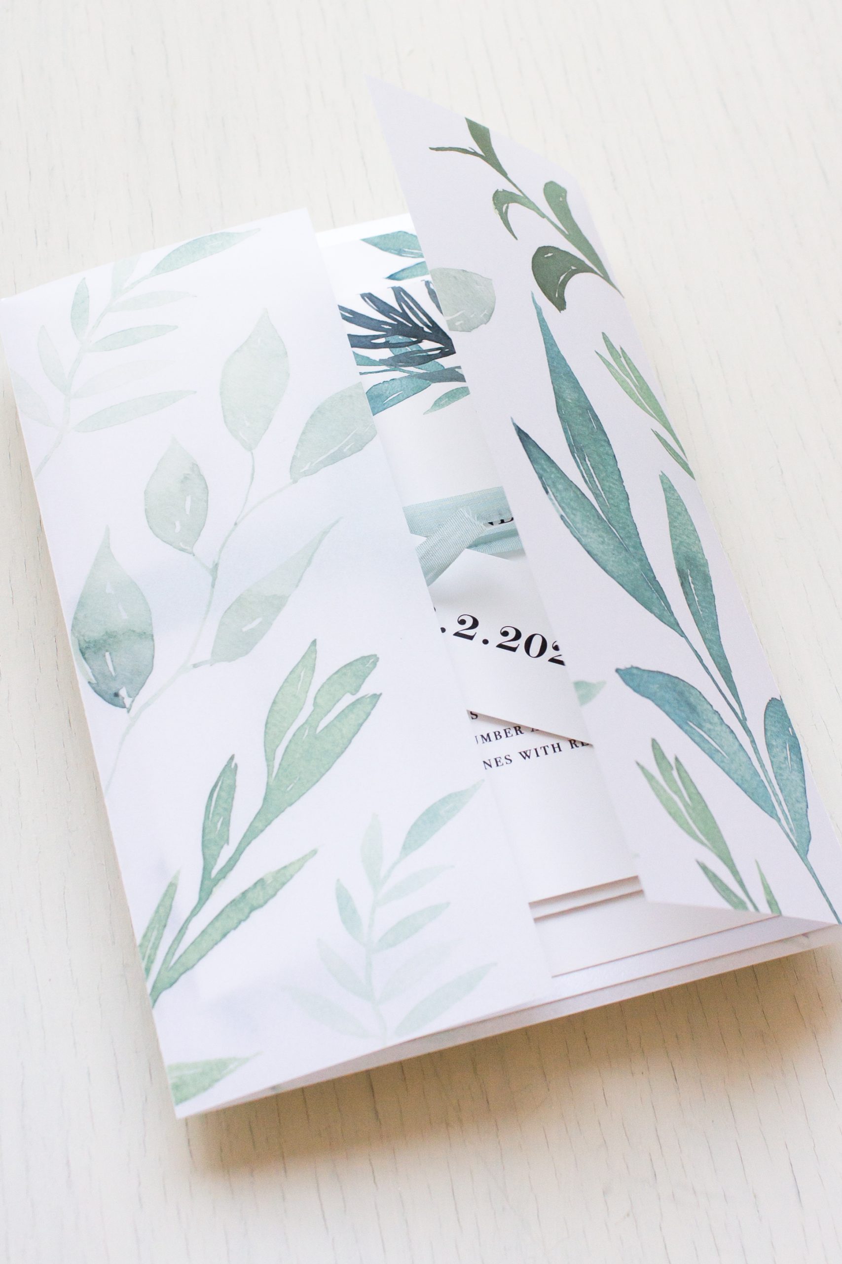 Minimal Greenery Vellum Jacket | Beacon Lane