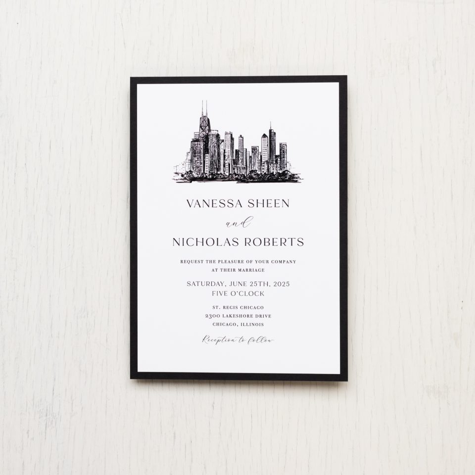 Chicago Wedding Invitations | Beacon Lane
