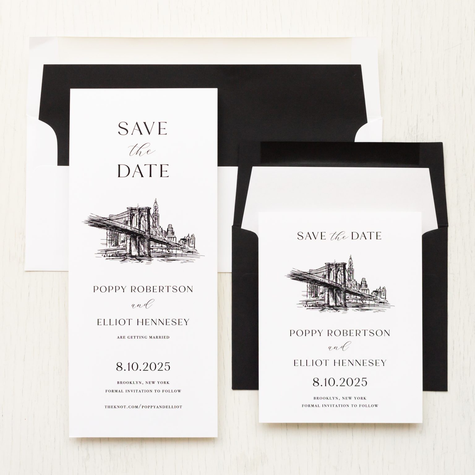 Brooklyn Bridge Wedding Invitations | Beacon Lane