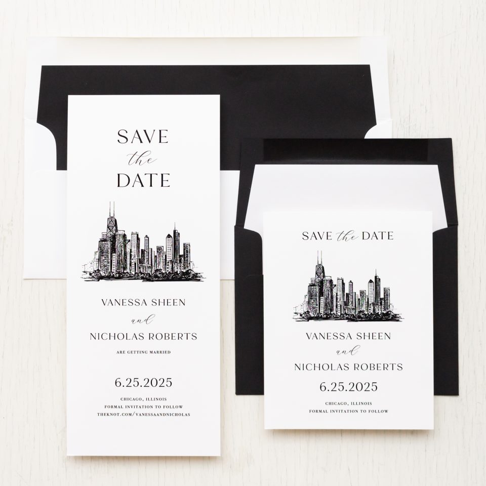 Chicago Wedding Invitations | Beacon Lane