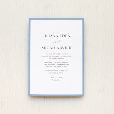Powder Blue Wedding Invitations | Fields of Plum | Beacon Lane